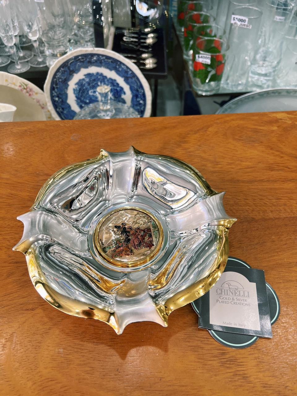 Fuente platería “Chinelli” Gold Silver plated creations made in Italy ...